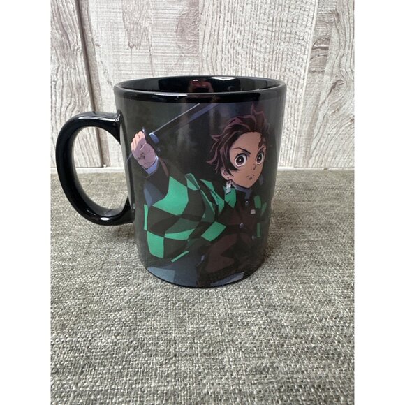 Just Funky | Dining | Demon Slayer Tanjiro Nezuko Ceramic Black Anime ...